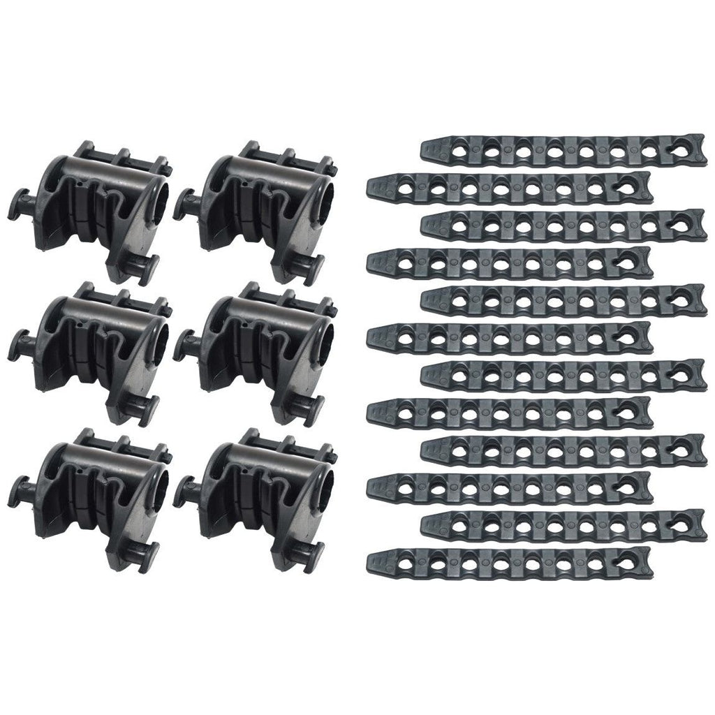 Bike Rack Straps Stay Put Cradle (6 Pcs) And Rubber Replacement ...